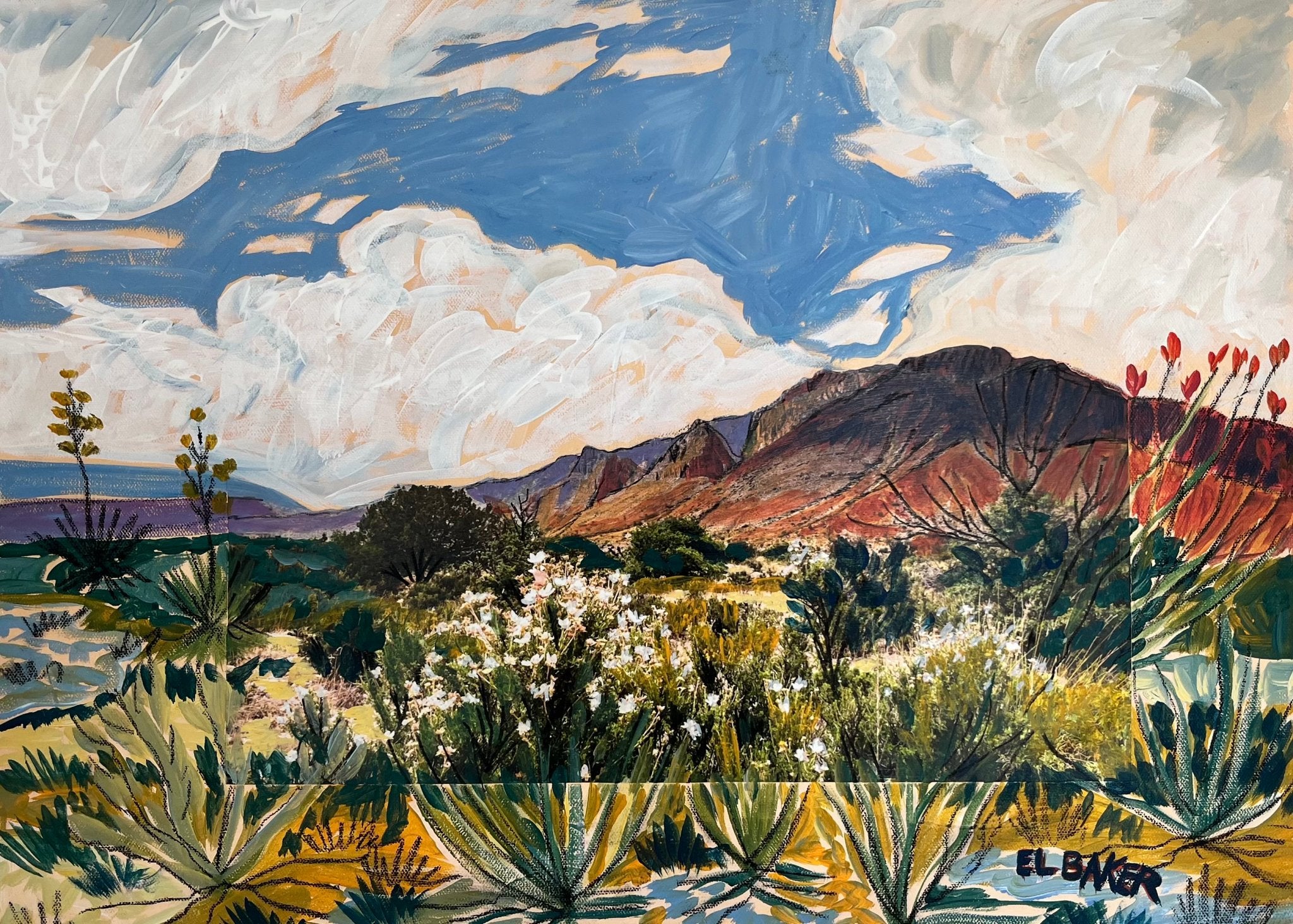 Shop the Essence of the West: Original Artwork Paintings – El Baker Art