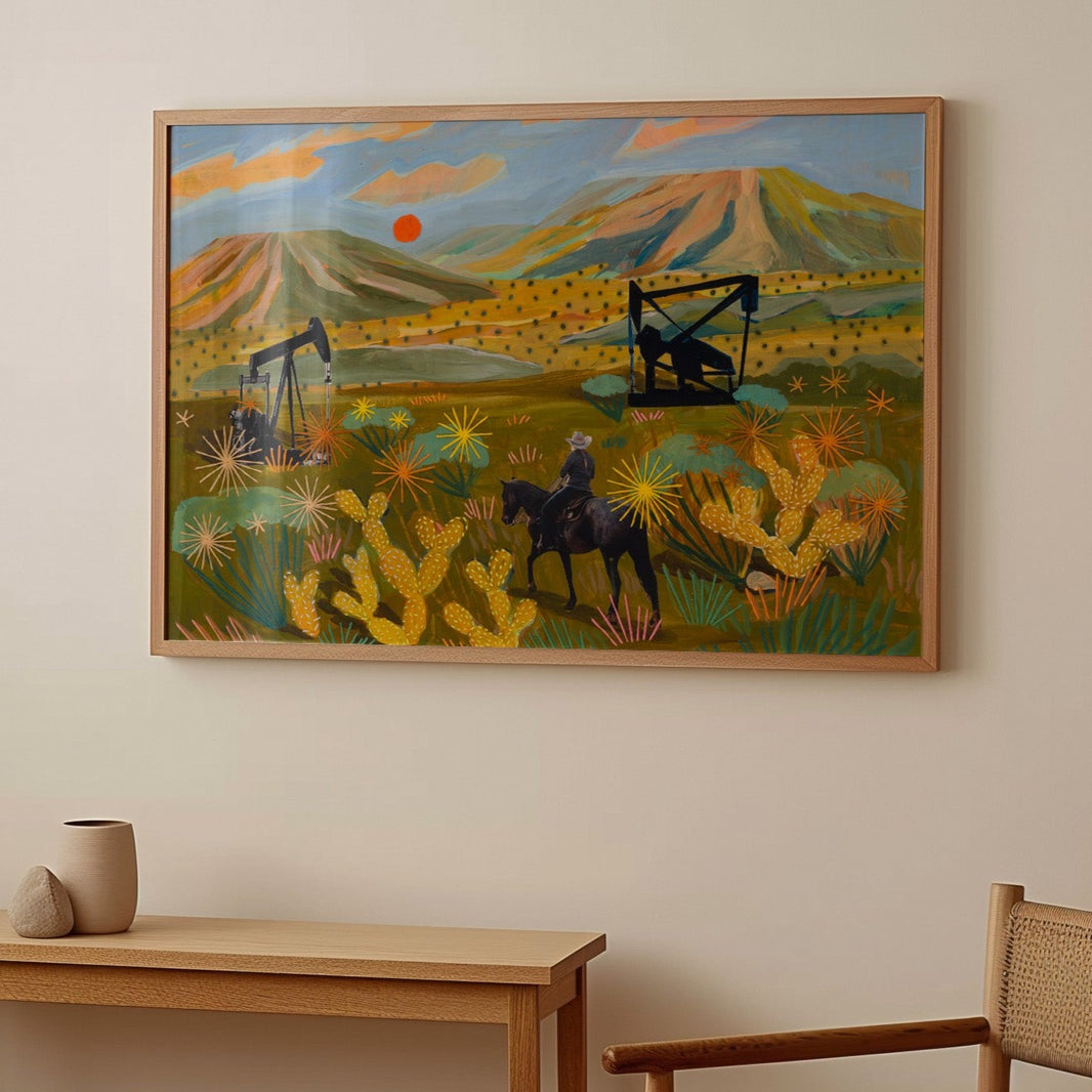 All El Baker Art Prints Featuring Western Desert Landscapes