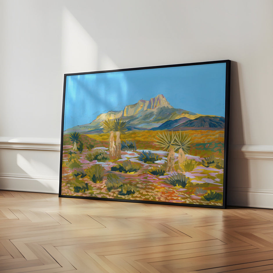 All El Baker Art Prints Featuring Western Desert Landscapes