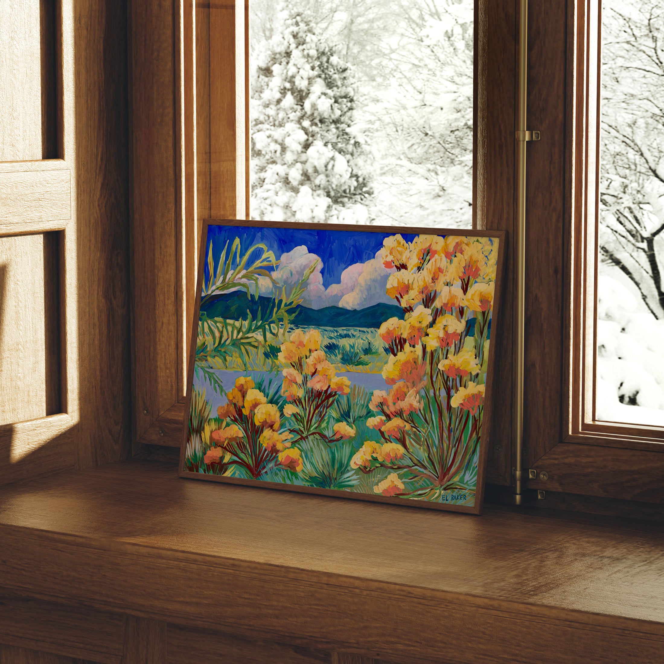 Southwestern Landscape Print – El Baker Art