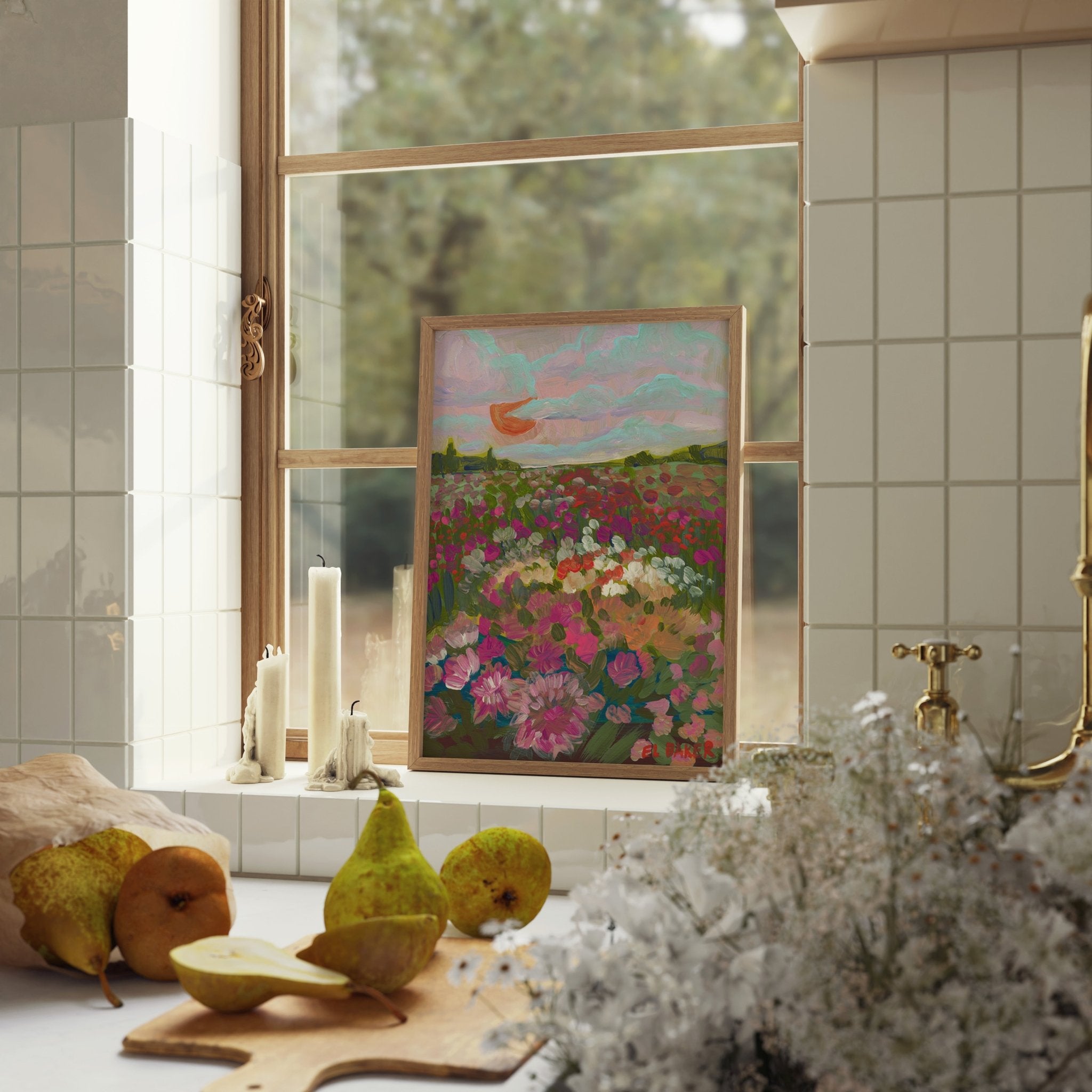 California Flower Farm Print – El Baker Art