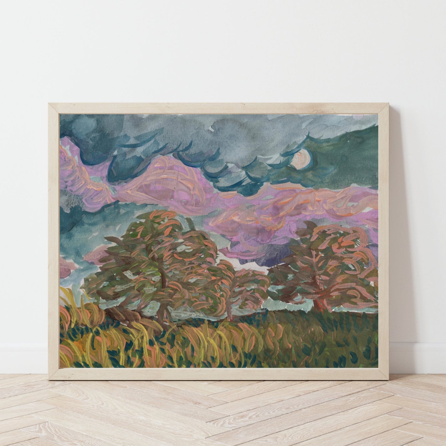 Texas Landscape Print | El Baker Art Live Oak Matte Paper