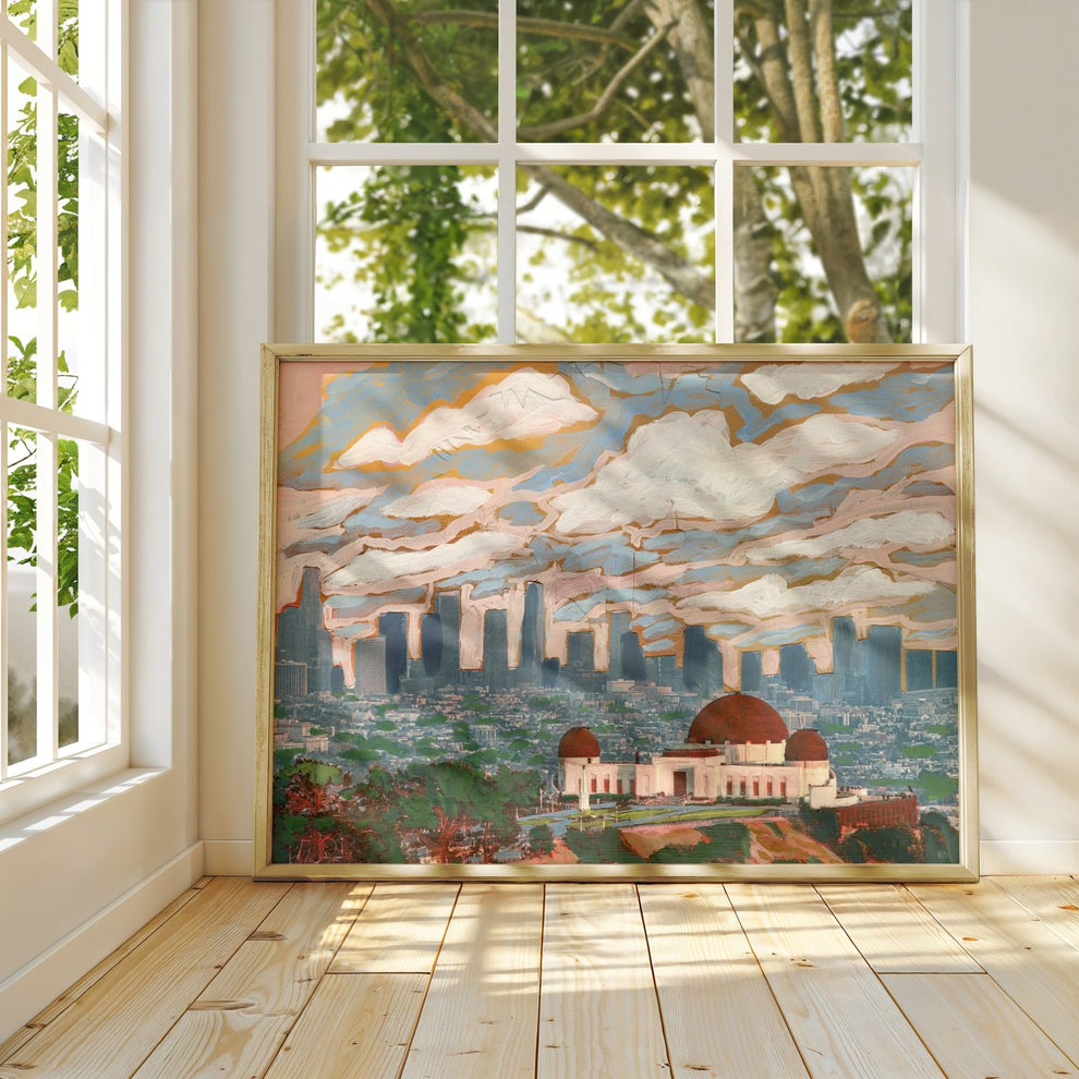 Los Angeles California Griffith Park Observatory Art Print – El Baker Art