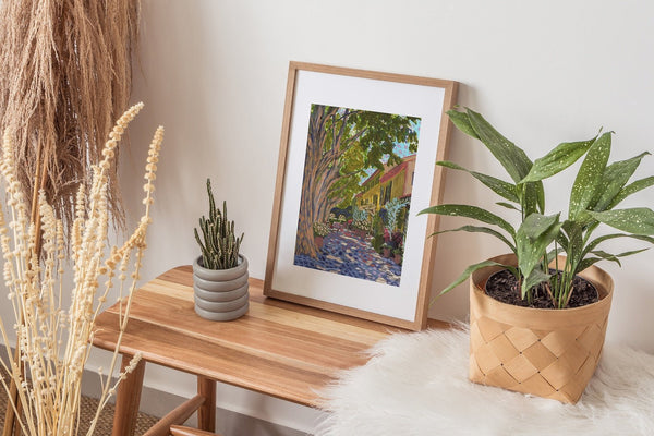 Provence France Spooky Ghost Travel Poster – El Baker Art