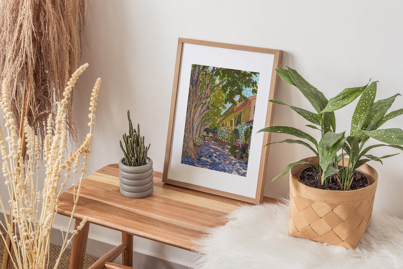 Provence France Spooky Ghost Travel Poster – El Baker Art