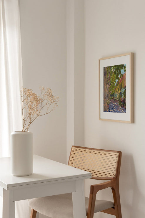 Provence France Spooky Ghost Travel Poster – El Baker Art