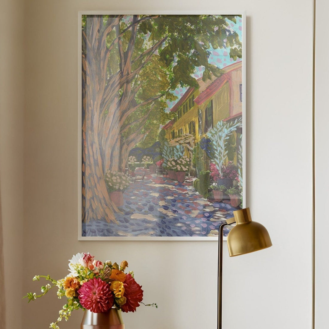 Provence France Spooky Ghost Travel Poster – El Baker Art