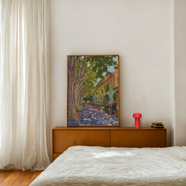 Provence France Spooky Ghost Travel Poster – El Baker Art